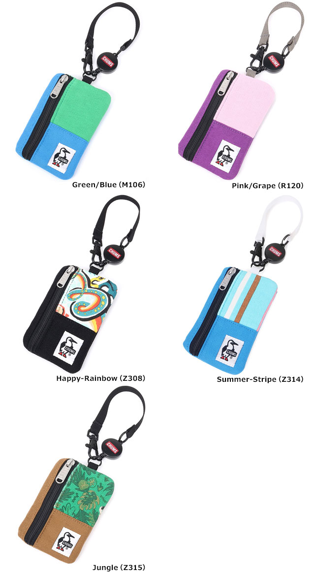 チャムス CHUMS コミューターパスケース ウェット ナイロン CH60-3619 SS24 Commuter Pass Case ...