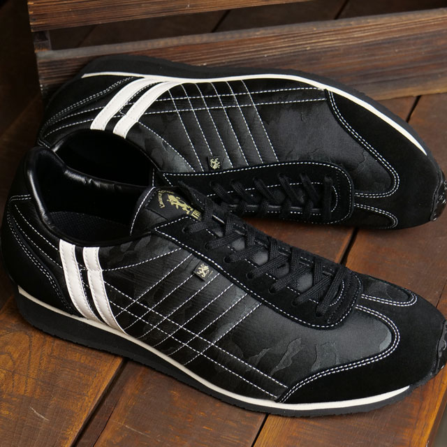 PATRICK 返品送料無料 パトリック スニーカー アイリス・ジャカード 506641 IRIS-JQ メンズ 日本製ジャガード織 カモフラージュ柄 シーズン限定 BLK 正規取扱店 ...