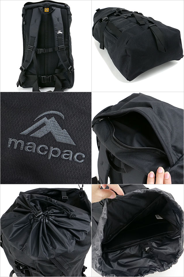 macpac マックパック リュック ゲッコ MM72500-K SS25 35L GECKO メンズ・レディース 鞄 アウトドアバッグ バックパック デイパック ブラック 正規取扱店 ...
