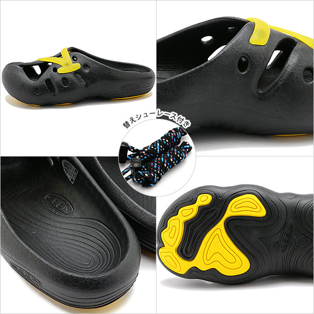 KEEN（キーン） サンダル ヨギーズ 1029369 SS25 YOGEEZ メンズ・レディース 靴 クロッグ EVAサンダル BLACK ...
