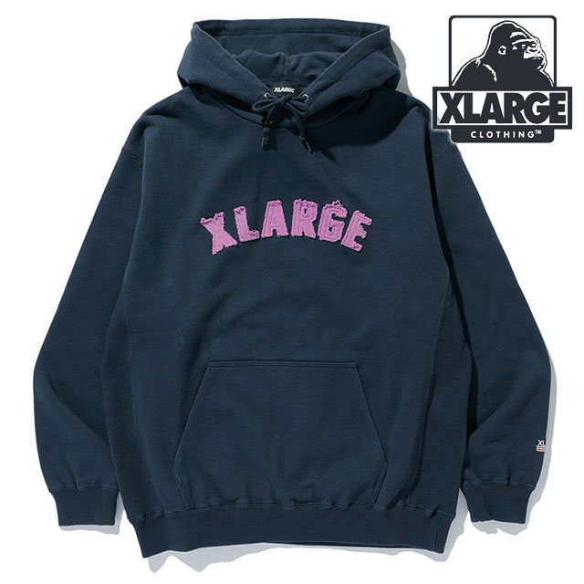 XLARGE（エクストラ ラージ） アーチロゴ プルオーバーフーデッド