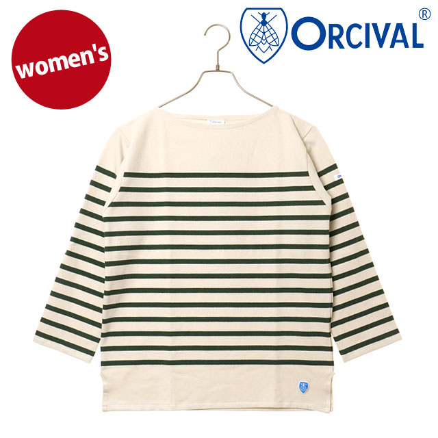 ORCIVAL オーシバル ボートネック ロングスリーブプルオーバー #6803 FW25 BOAT NECK L S P.O. フランス製 レディース ボーダー FLOUR FRENCH ...