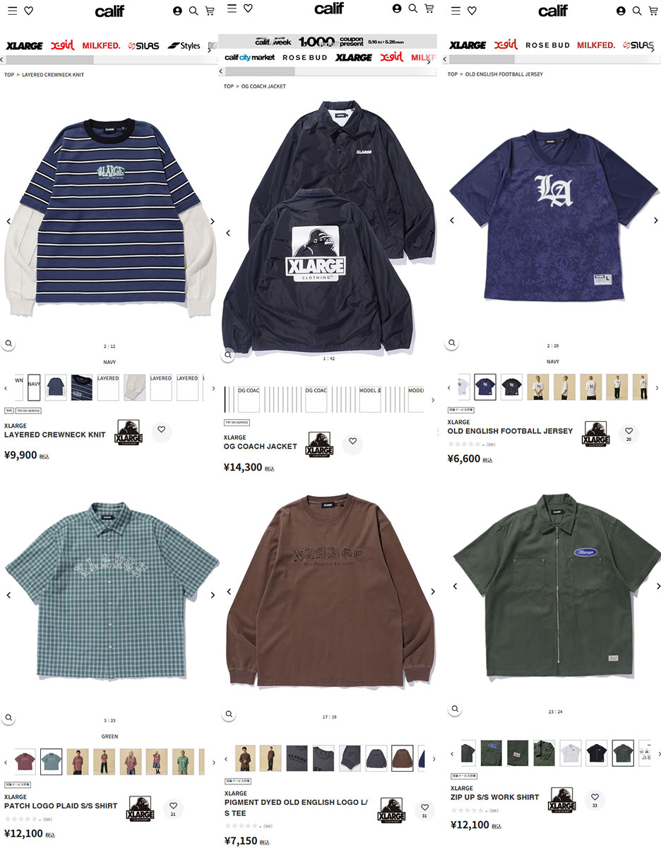 XLARGE（エクストラ ラージ） パッチロゴ プレイド ショートスリーブ