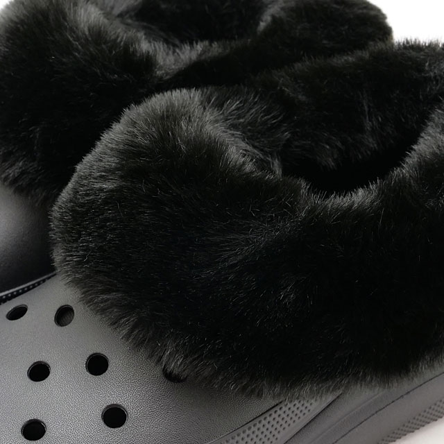 crocs クロックス レディース サンダル ファー エバー クラッシュ 208446-001 FW23 FUREVER CRUSH 厚底 ...