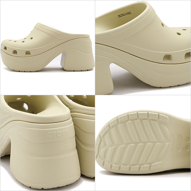 crocs（クロックス） レディース サンダル サイレン クロッグ 208547-2Y2 FW23 SIREN CLOG 厚底サンダル ...