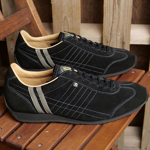 PATRICK 返品送料無料 パトリック スニーカー アイリス・ベロア 582351Q4 IRIS-VR メンズ・レディース 靴 日本製 NERO 黒 ブラック系／シーズン限定 正規取扱店 ...