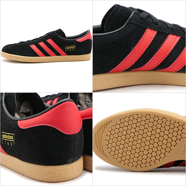 adidas Originals アディダスオリジナルス スニーカー シュタット NJH41 JI1885 STADT メンズコアブラック ...