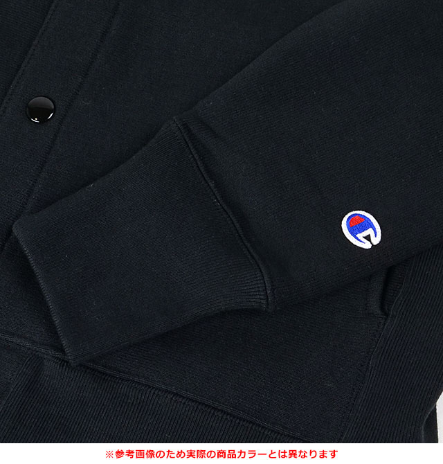 Champion チャンピオン リバースウィーブ スナップ スウェットシャツ C3-A020 REVERSE WEAVE SNAP SWEATSHIRT パーカー スナップボタン SILVER ...