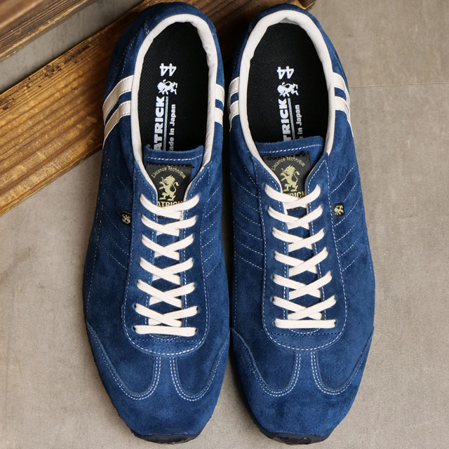 PATRICK 返品送料無料 パトリック スニーカー アイリス・ベロア 582452 FW24Q4 IRIS-VR メンズ 靴 日本製 シーズン限定 D.BLU ダークブルー 正規取扱店 ...