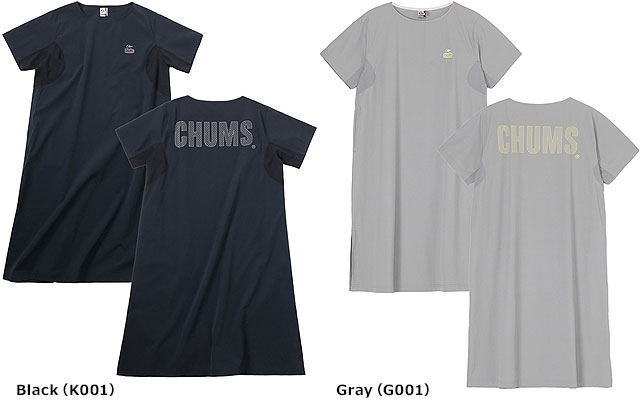 CHUMS（チャムス） エアトレイルストレッチチャムスワンピース CH18-1353 SS25 W Airtrail Stretch CHUMS One-Piece レディース 半袖 ...
