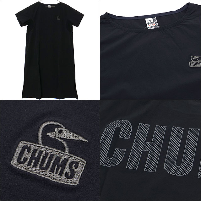 CHUMS（チャムス） エアトレイルストレッチチャムスワンピース CH18-1353 SS25 W Airtrail Stretch CHUMS One-Piece レディース 半袖 ...