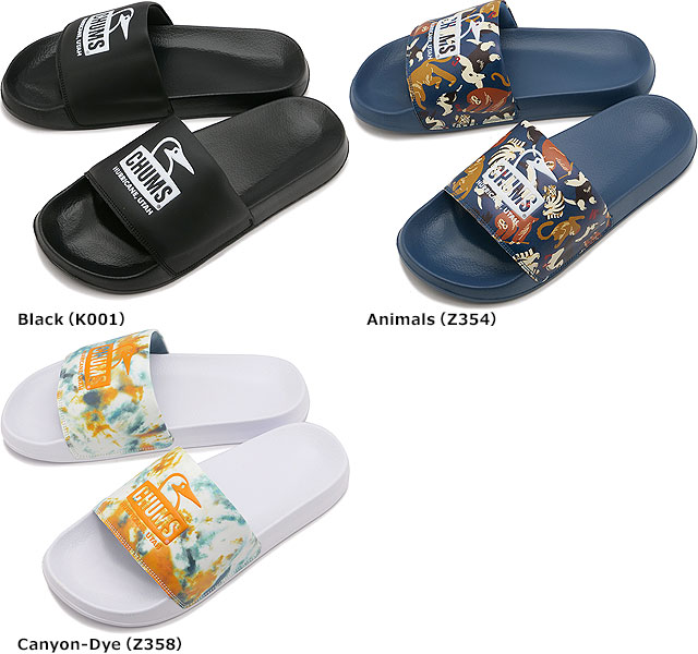 CHUMS チャムス サンダル スプラッシュブービーフェイス スライドオン CH63-1021 SS25 Splash Booby Face ...