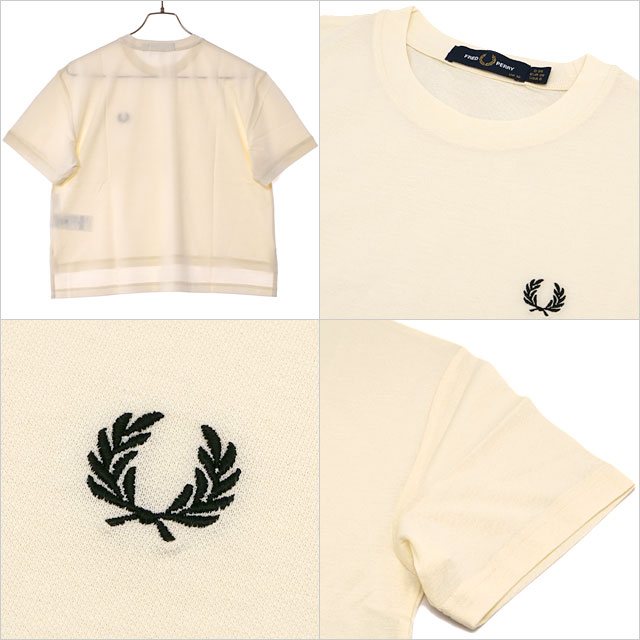 FRED PERRY（フレッドペリー） ピケ Tシャツ G9184-560 SS25Q2 PIQUE T-SHIRT レディース トップス ...