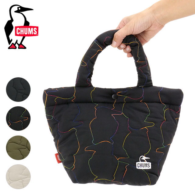 CHUMS（チャムス） ブービーステッチミニトートバッグ CH60-4040 FW25 4L Booby Stitch Mini Tote Bag 鞄 キルティングバッグ ハンドバッグ 正規 ...