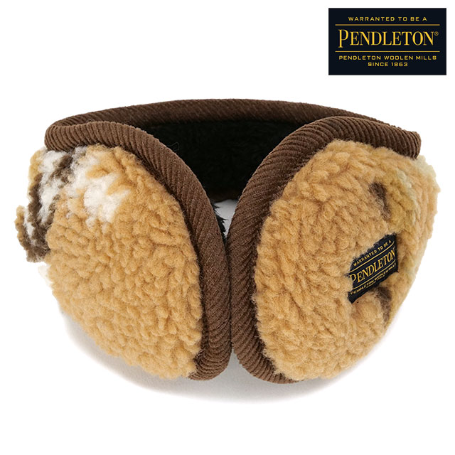 PENDLETON（ペンドルトン） ボアイヤーマフ PDT-000-253024 FW25 BOA EAR MUFF フリース耳当て イヤー ...