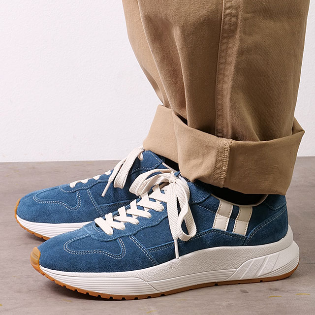 PATRICK 返品送料無料 パトリック スニーカー ジジャン 506522 FW24 GIGEAN メンズ 日本製 靴 ベロアレザー スエード シーズン限定 NVY ネイビー 正規取扱店 ...