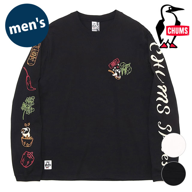 チャムス CHUMS チャムス スパイス ブラッシュド ロングスリーブ Tシャツ CH01-2453 FW24 M CHUMS Spice ...