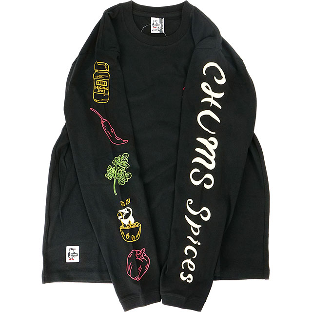 チャムス CHUMS チャムス スパイス ブラッシュド ロングスリーブ Tシャツ CH01-2453 FW24 M CHUMS Spice ...