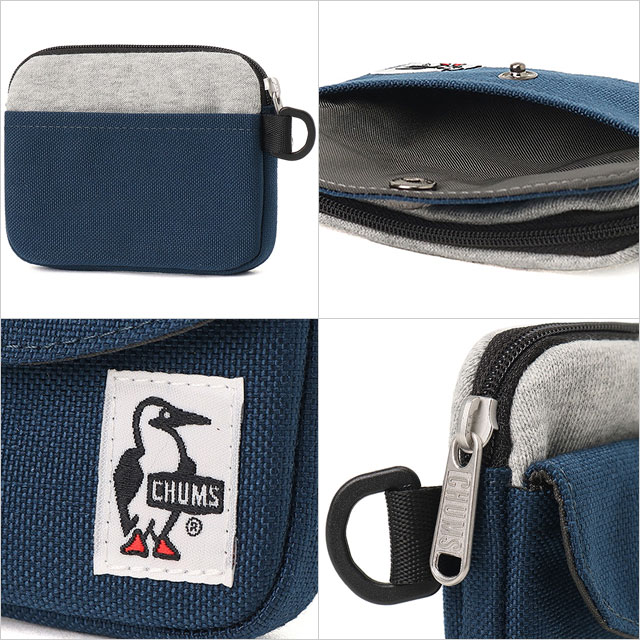 CHUMS チャムス ポケットサイズ ウォレット スウェットナイロン CH60-3816 FW24 Pocket Size Wallet Sweat Nylon メンズ・レディース ミニ財布 ...