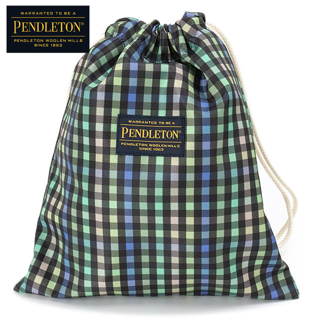 PENDLETON ペンドルトン ギンガム ショルダー ドローバッグ PDT-000-251026 SS25 GINGHAM SHOULDER DRAWBAG メンズ・レディース 鞄 巾着 ...