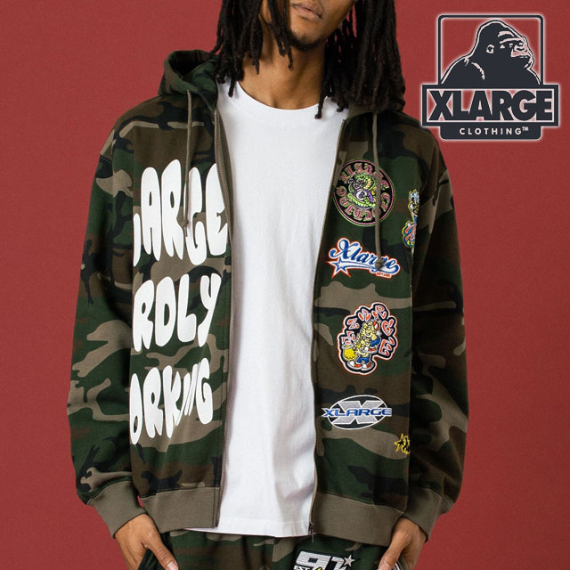 XLARGE（エクストラ ラージ） フーデッドスウェット 101254012004 FW25