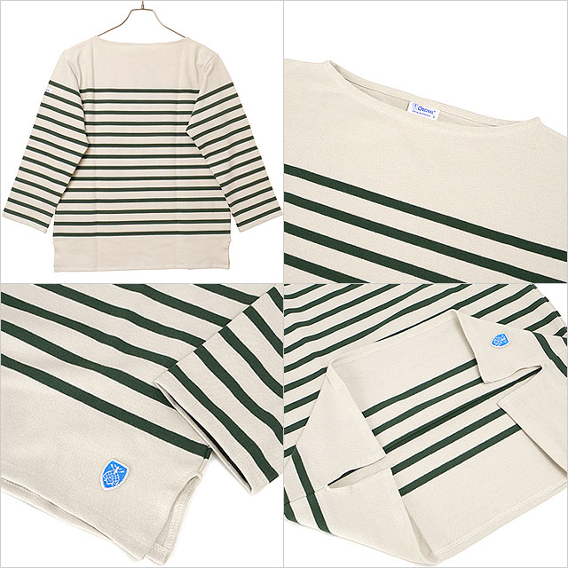 ORCIVAL オーシバル ボートネック ロングスリーブプルオーバー #6803 FW25 BOAT NECK L S P.O. フランス製 レディース ボーダー FLOUR FRENCH ...