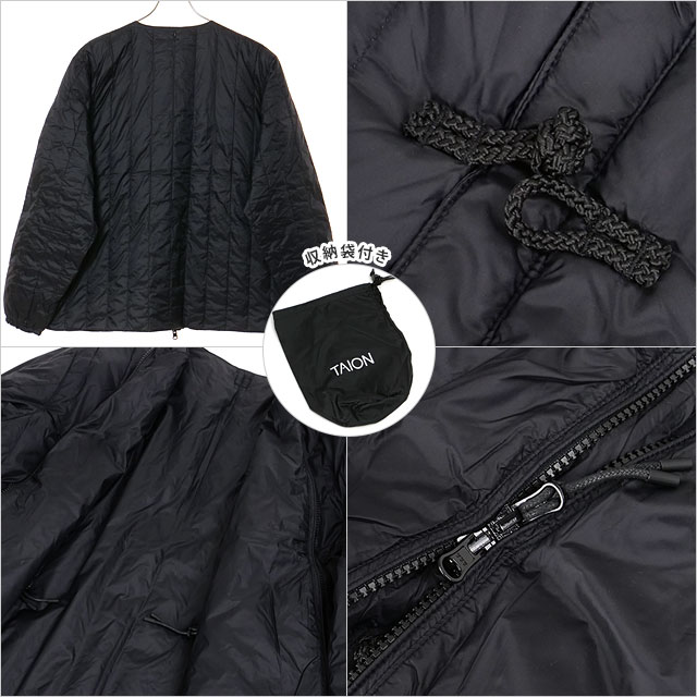 TAION（タイオン） リバーシブルチャイナボタンインナーダウン