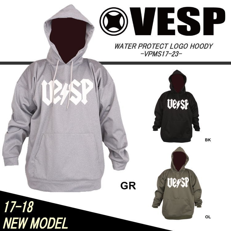 【即納】17-18 VESP （ベスプ） WATER PROTECT LOGO HOODY 【割引30%OFF】【送料無料】【日本正規品 ...