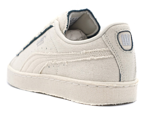 Puma SUEDE LAAMS BLANK CANVAS "LAAMS" ALPINE SNOW/PUMA WHITE/PUMA ...