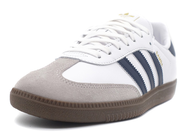 adidas Originals SAMBA OG CLOUD WHITE/NIGHT INDIGO/CLEAR GRANITE ...