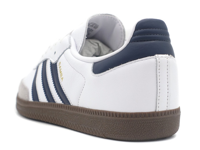 adidas Originals SAMBA OG CLOUD WHITE/NIGHT INDIGO/CLEAR GRANITE ...