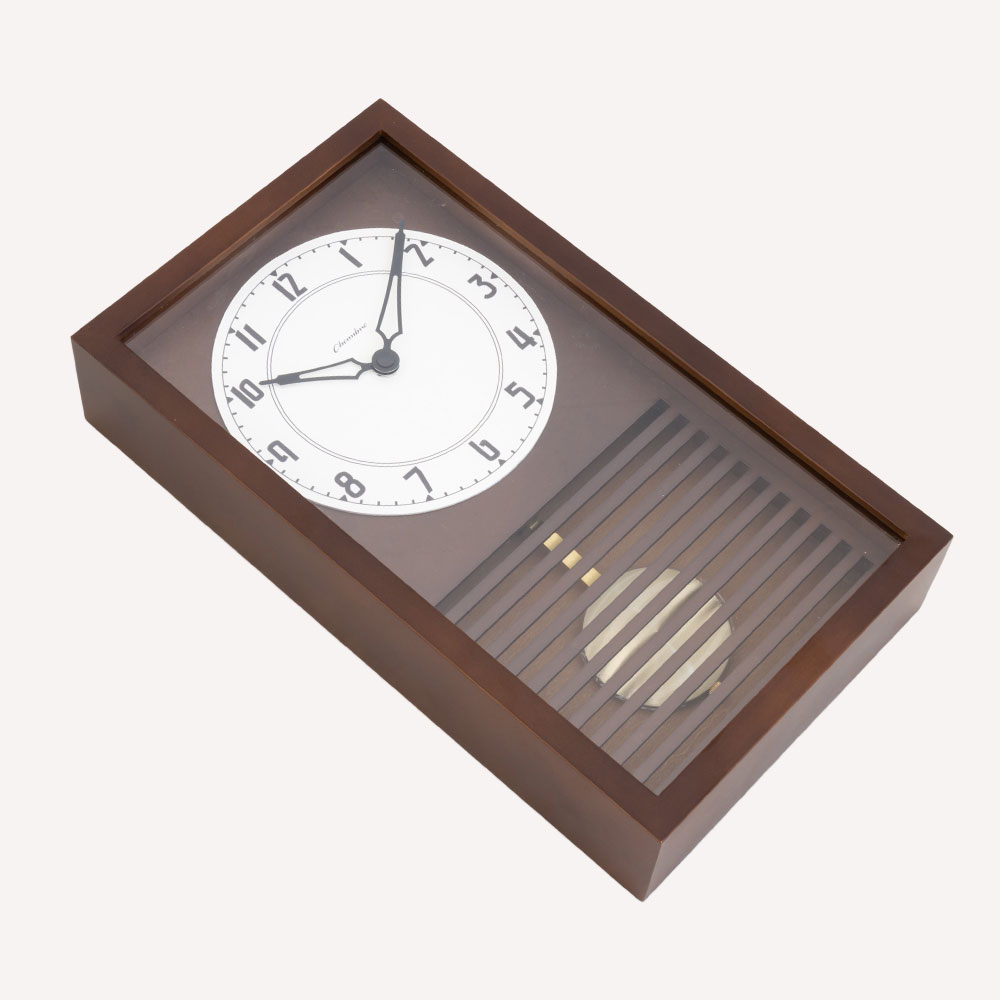 振り子時計 LATTICE PENDULUM CLOCK【DARK BROWN】 : ミタストア - 通販 - Yahoo!ショッピング