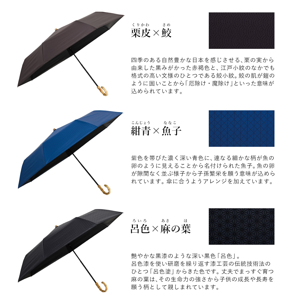 mabu マブ 7本骨 遮光折りたたみ傘 江戸 晴雨兼用 日傘 雨傘 : ミタストア - 通販 - Yahoo!ショッピング