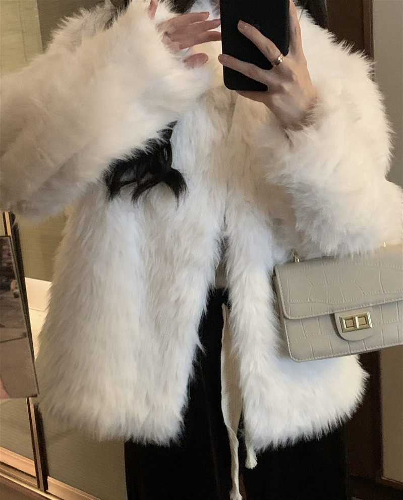 ファー ジャケット レディース アウター 冬 長袖 コート おしゃれ