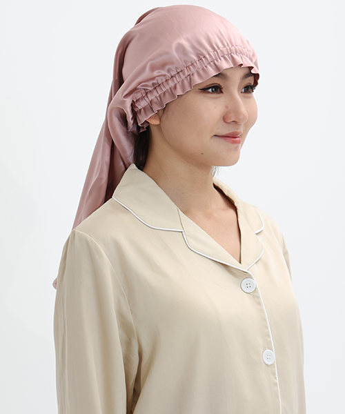 ナイトキャップ メール便送料無料 シルクキャップ シルク 100% 6A ロングヘア 艶髪 美髪 シルク製 保湿 ヘアケア ダメージケア 就寝用 帽子 女性 プレゼント : ha-032 ...