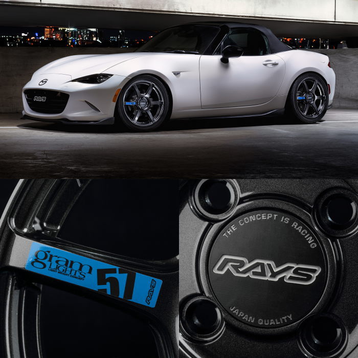 業販品 [個人宅-配送不可] ホイール 4本 RAYS 15インチ 5J+43 4H-100 gram LIGHTS 57C6 SPEC M ダークガンメタ（AXZ） : Tire Wheel ...