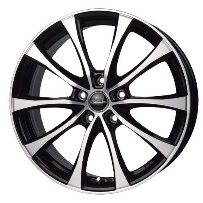 新品 ホイール 4本 Laffite LE-07 ブラックポリッシュ 16インチ 6J+42 5H-100 : Tire Wheel Shop ...