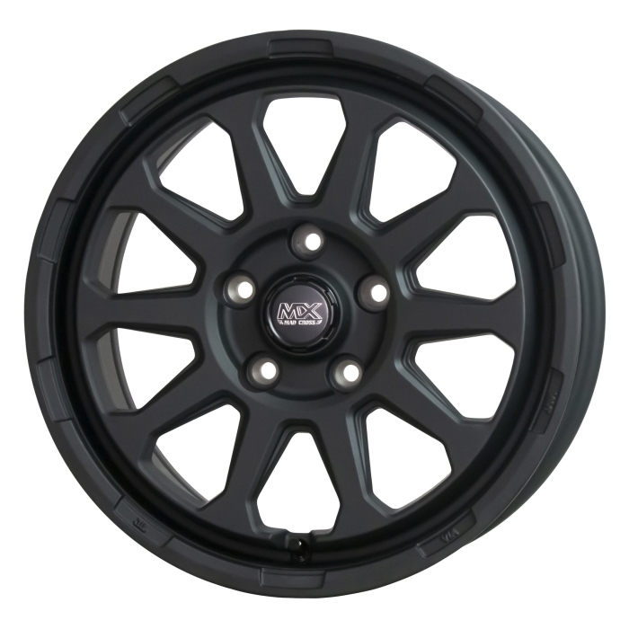 ホイール4本セット MAD CROSS RANGER マットブラック 17インチ 7J+38 5H-114.3 : Tire Wheel ...