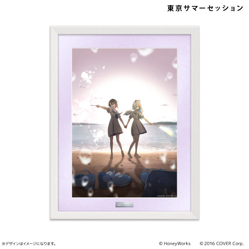 ホロライブ グッズ 通販 ハニーワークス 複製原画 hololive 複製 原画 レプリカ 複製画 A3サイズ コンセプトアート ネームプレート HoneyWorks vtuber ...