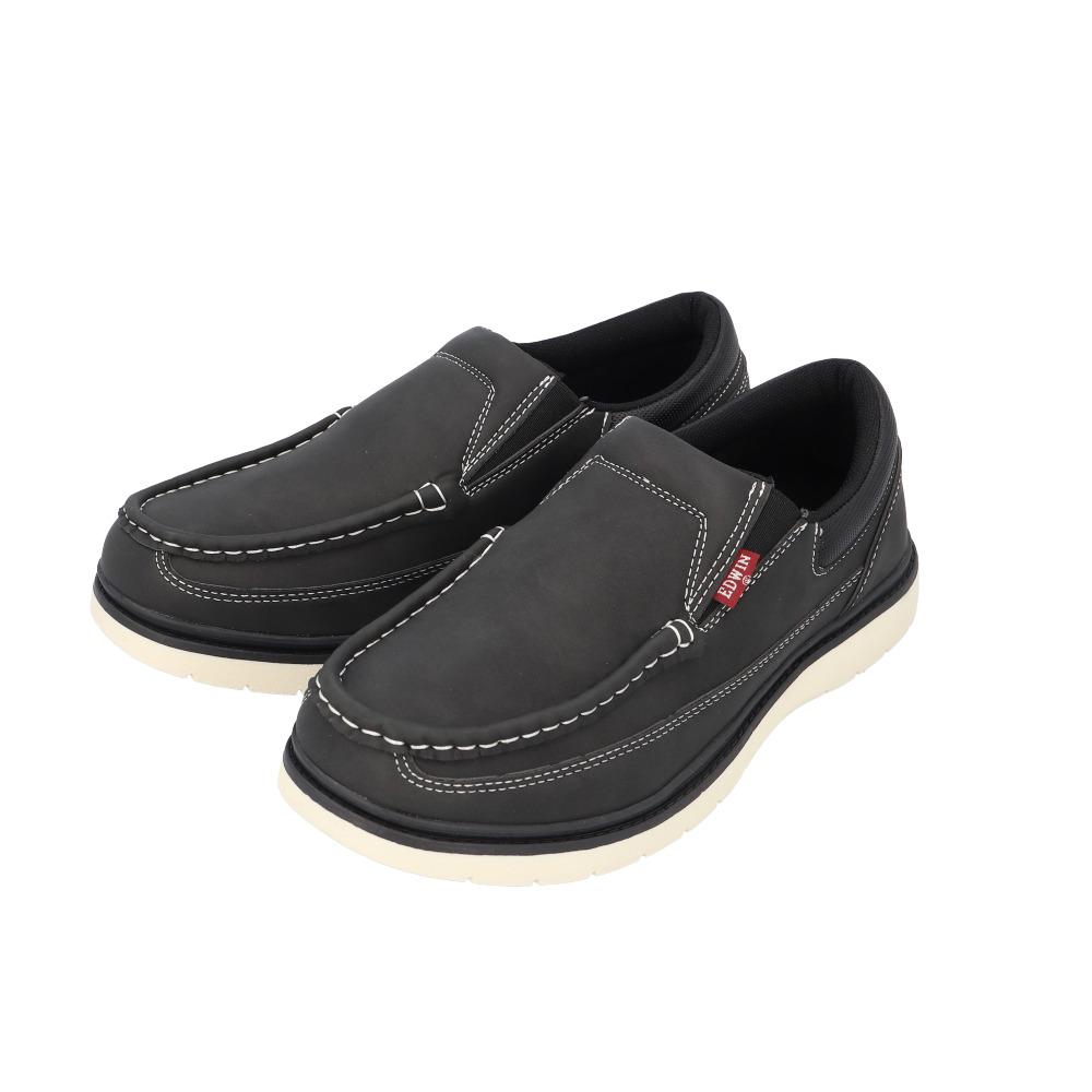 EDWIN スリッポン メンズ 7351 通販 スニーカー エドウィン 靴 シューズ カジュアルシューズ おしゃれ きれいめ 紐なし ひもなし 無地 シンプル 大人 仕事 :edwin7351 ...