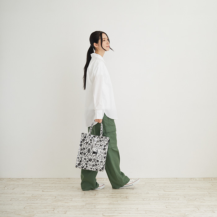 ルートート a4 縦 アーキャトル 通販 ROOTOTE 1207 トートバッグ トートバック レディース 通勤 通学 マチあり おしゃれ 大人 かわいい 肩掛け 北欧 植物柄 ...