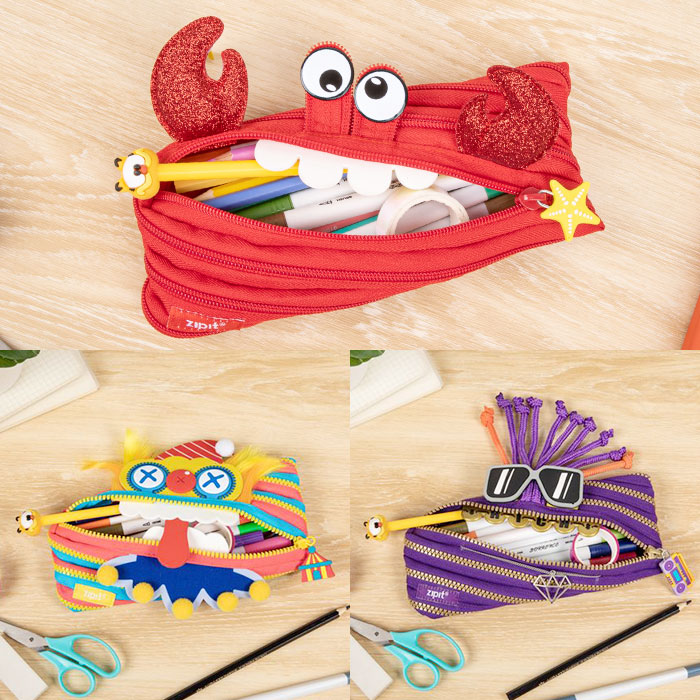 ジップイット 通販ジップイット zipit ペンケース ペンポーチ ポーチ 筆箱 ペン入れ ペンケース 小物入れ ふでばこ キャラクター ケース ペン 筆記用具 キャラ :zipit09 ...