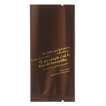 HEADS BKFブラウンアルミ蒸着スイーツパック マット-2 100枚入り BKB-AB2 脱酸素剤対応 お菓子 洋菓子 小物 マット調 おしゃれ かわいい 販売 業務用 遮光 保香 ...