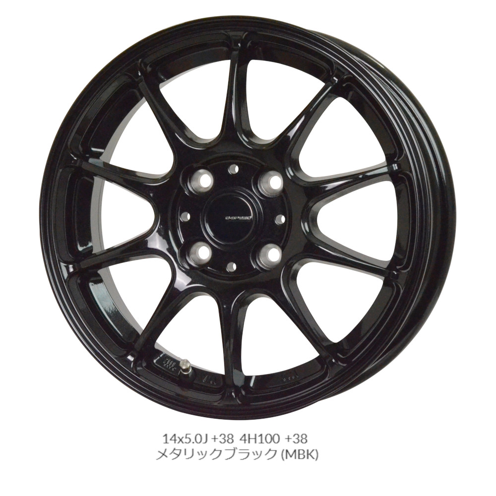 HOT STUFF (個人宅も送料無料) Gスピード G.speed G-07 4本セット 5/114.3 16x6.5J +38 メタリック ...
