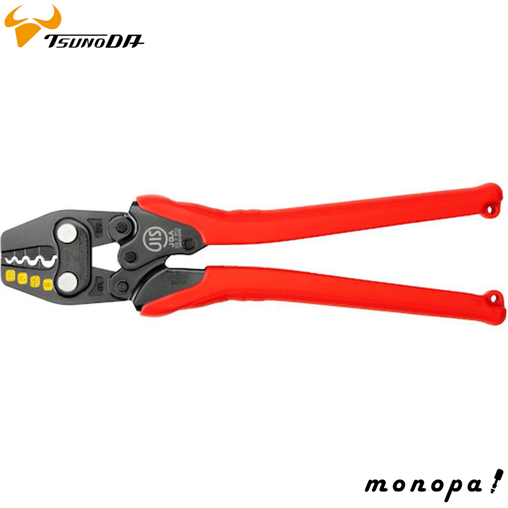 ツノダ Tsunoda 圧着工具 裸圧着端子・裸圧着スリーブ用 TP-8P JIS : モノパ ヤフー店 - 通販 - Yahoo!ショッピング