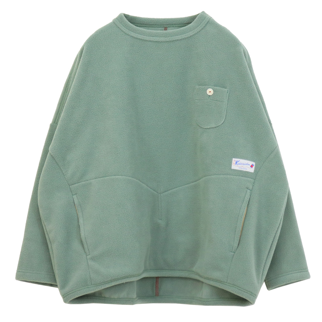 快晴堂 かいせいどう Girl's 軽く暖かいフリース Wide裾すぼまりプル