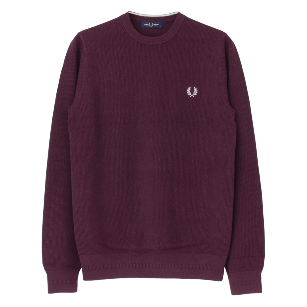 FRED PERRY（フレッドペリー） ピケクルーネックニット K1309 メンズ