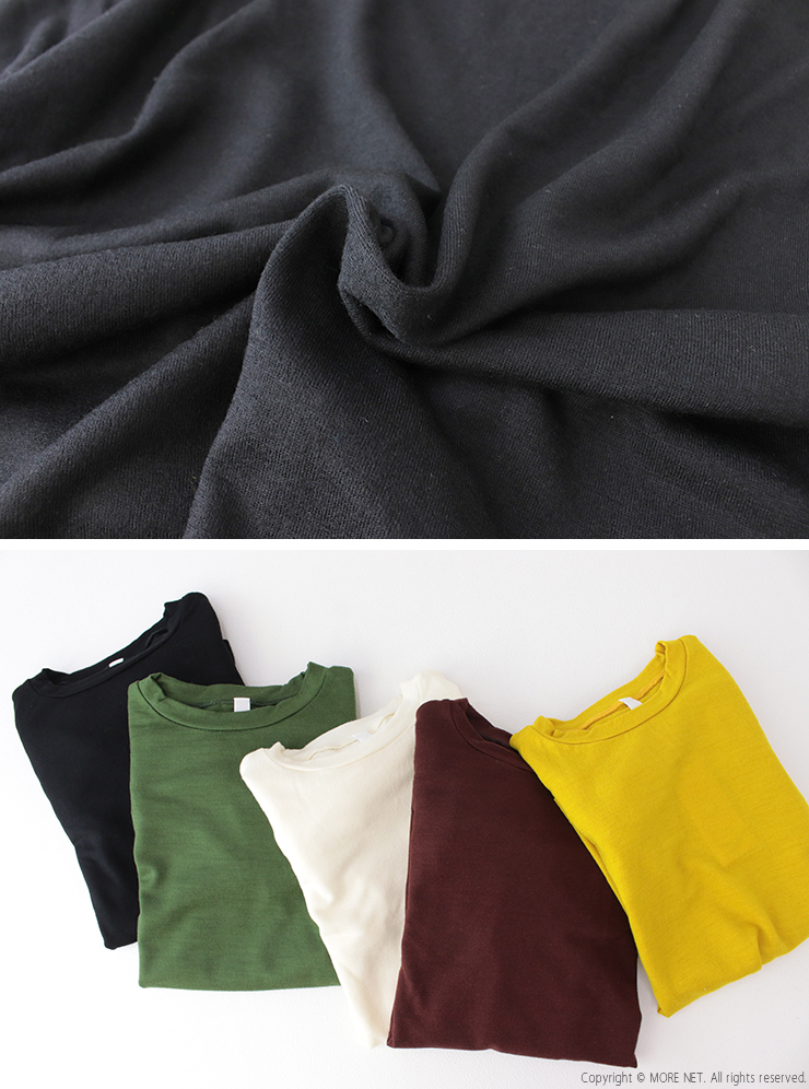 prit（プリット） ミルドウォッシャブル天竺 クルーネックビッグプル