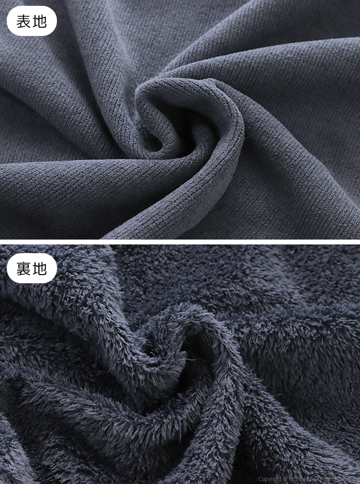 THOUSAND MILE（サウザンドマイル） ニットフリースクルーネックプル