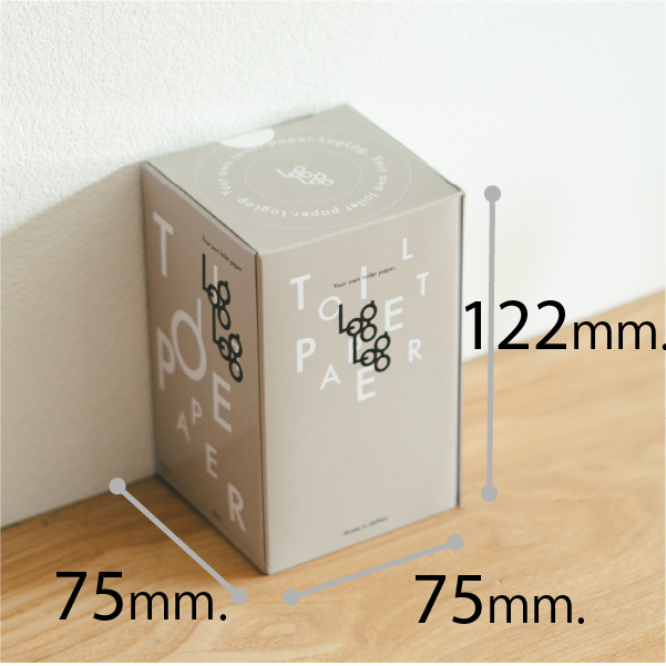 10年保証 備蓄用トイレットペーパーLog Log 【MST-204】 70m×4ロール入×18セット＝合計72ロール 再生紙100% アルミ真空包装/丸英製紙 : maruhide-12 ...